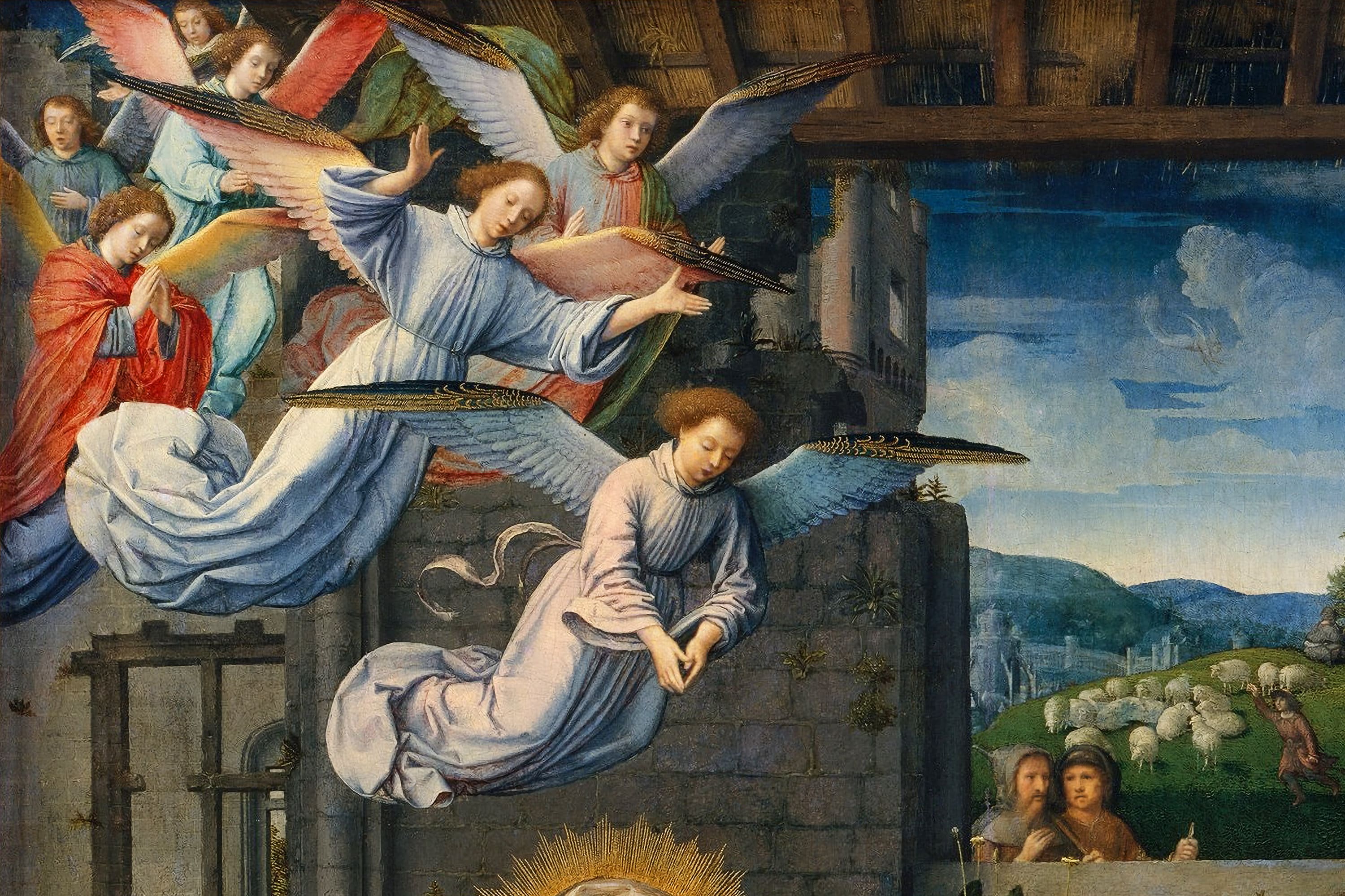 The Nativity Triptych With Donors and Saints Ca. 1510–15 by Gerard ...