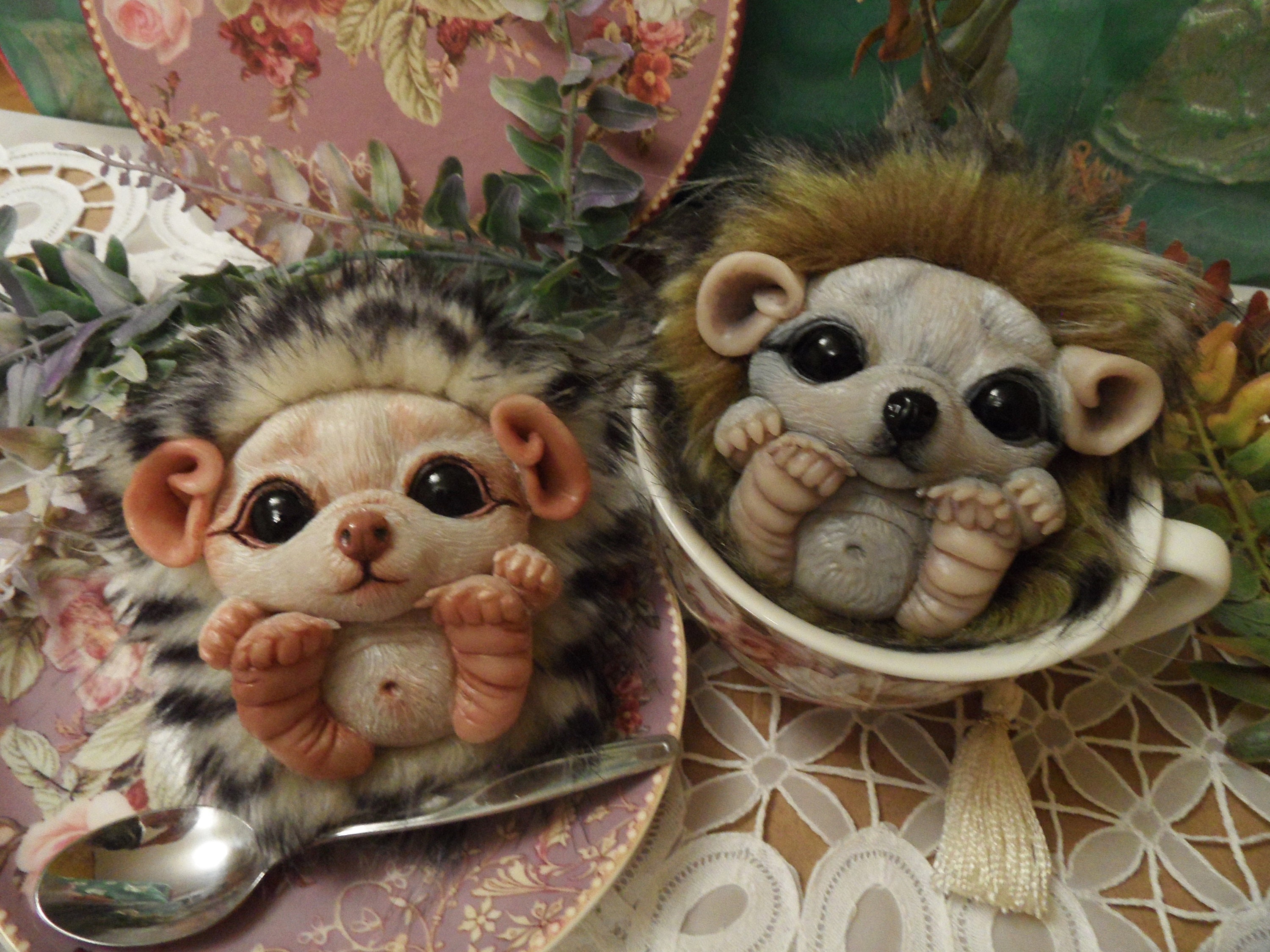 Magical Hedgehog. Fantasy Animal. Ooak. Forest Creature. - Etsy