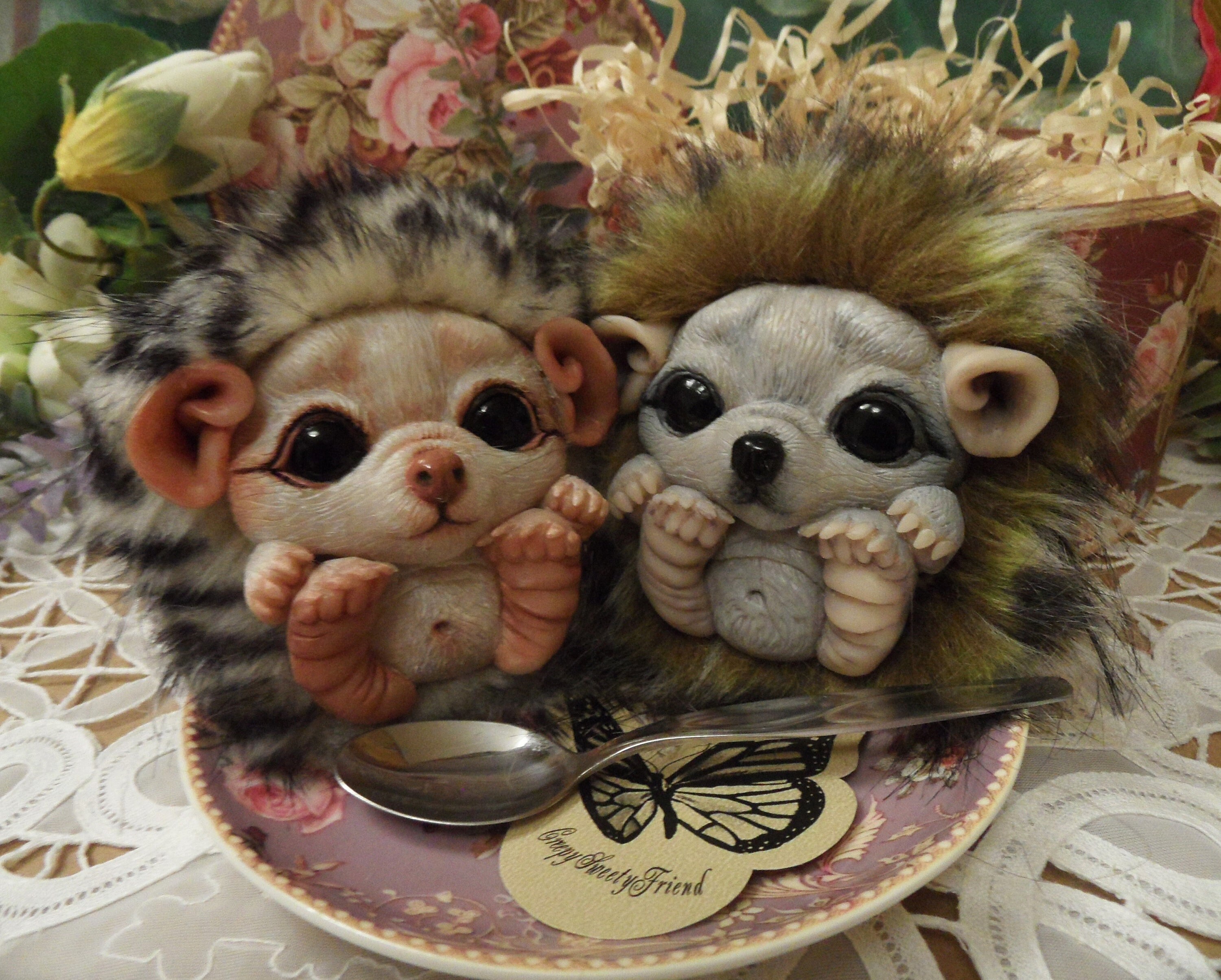 Magical Hedgehog. Fantasy Animal. Ooak. Forest Creature. - Etsy