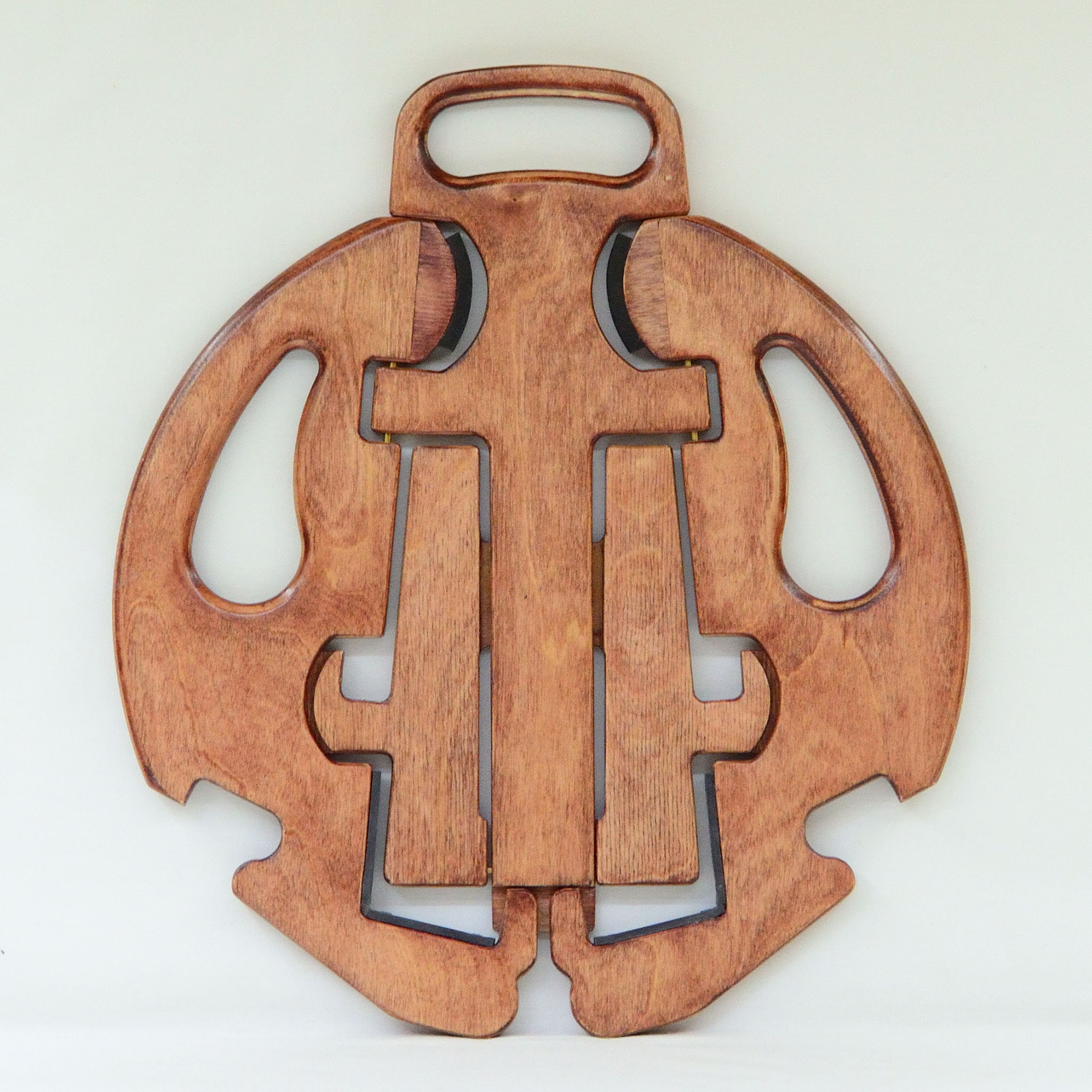 Handcrafted Wooden Banjo Stand, Portable Instrument Display - Etsy