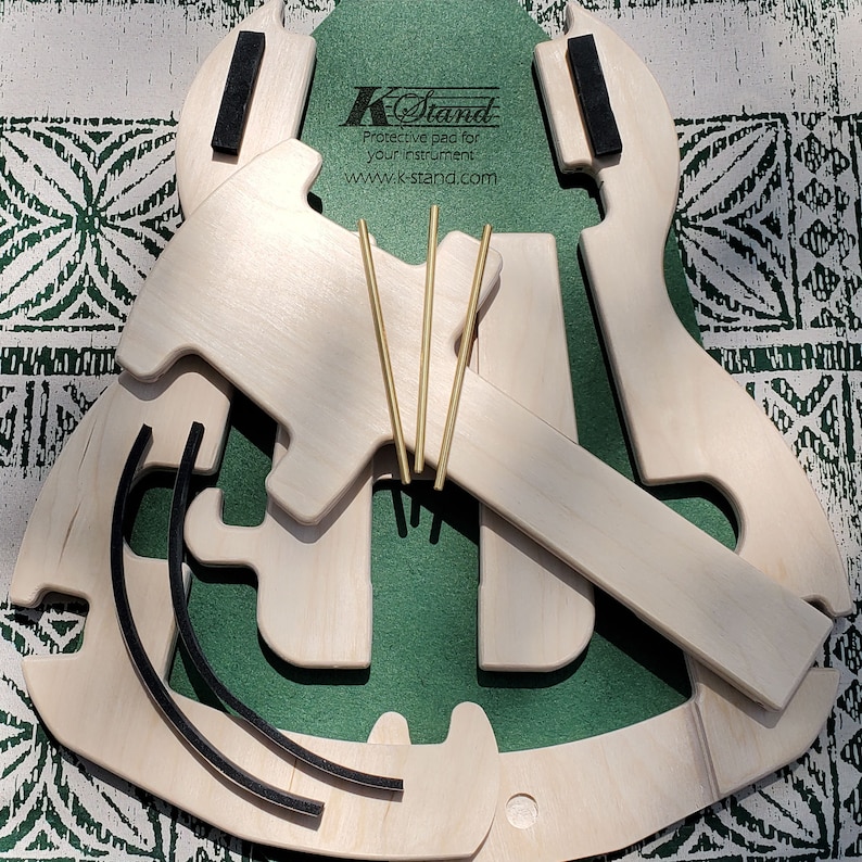 DIY-INSTRUMENT Stand-baritone Ukulele-do It Yourself-fits in the Case ...