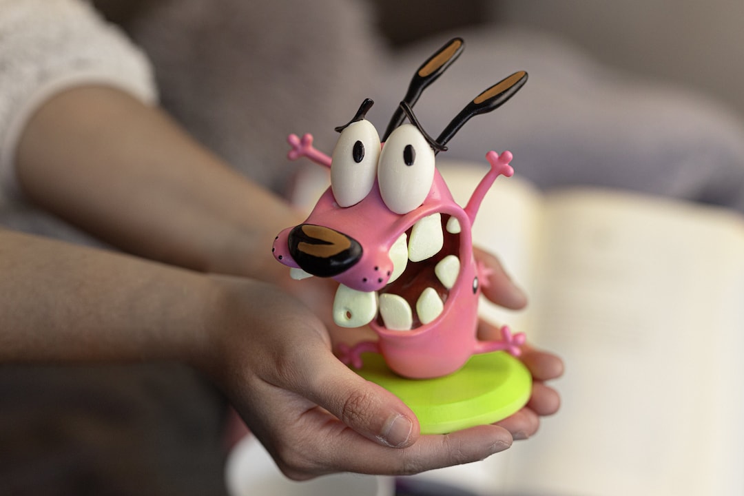 Courage the Cowardly Dog Statue - Resin + Surprise Gift - Etsy