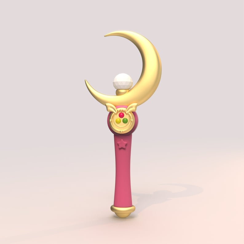 Sailor Moon Replica Moon Stick – Moon Scepter - 26 Cm - Resin ...