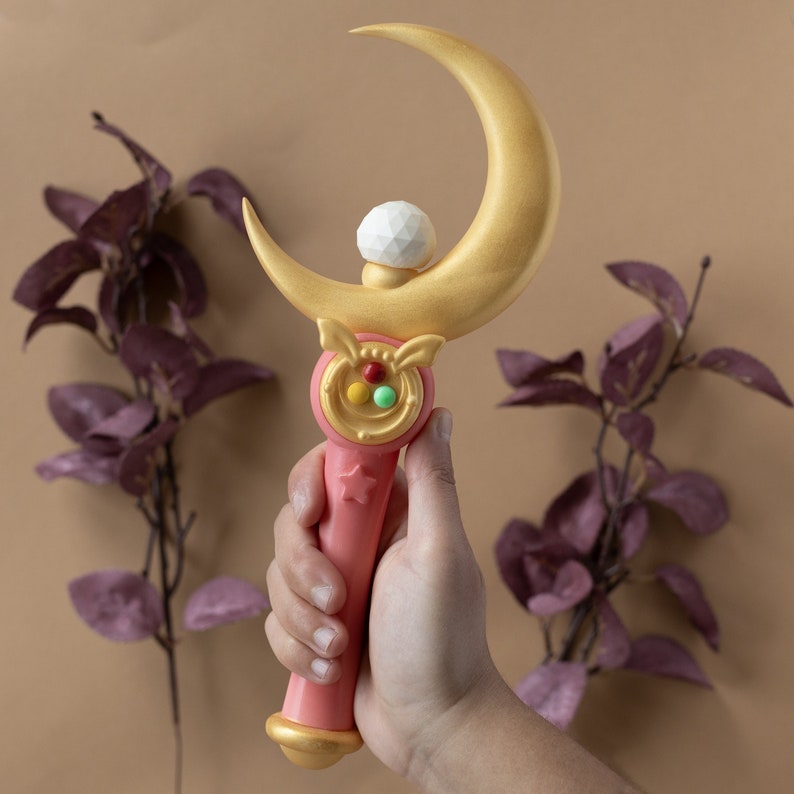 Sailor Moon Replica Moon Stick – Moon Scepter - 26 Cm - Resin ...