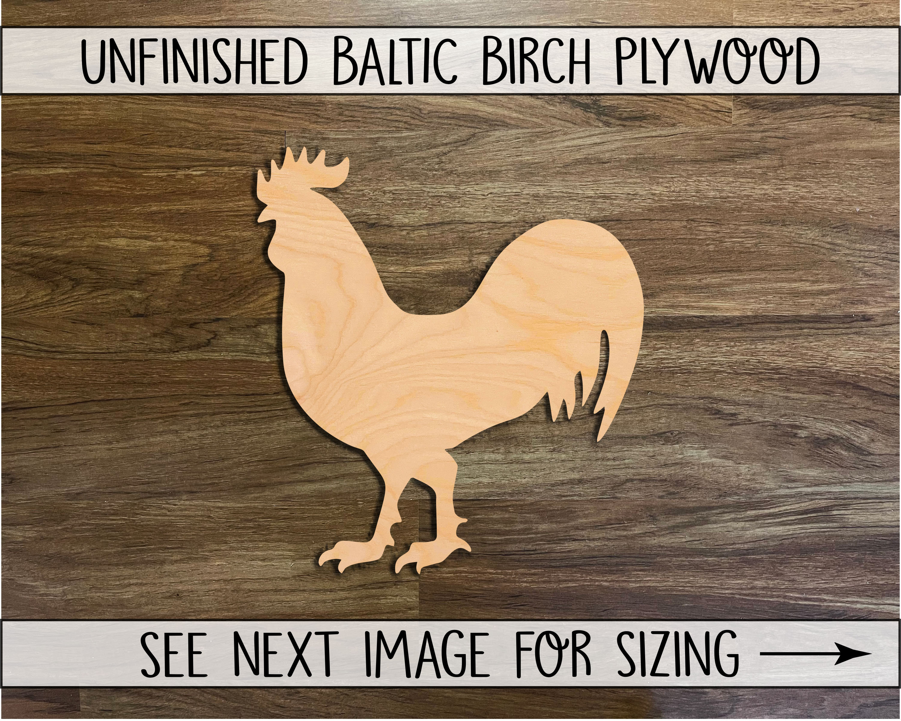 Rooster Farm cutout shapes Rooster Cutout Kitchen Décor | Etsy