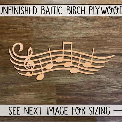 Music Plaque Wall Art Music Notes Wall Decor Wood Music - Etsy