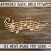 Music Plaque Wall Art Music Notes Wall Decor Wood Music Notes Music ...