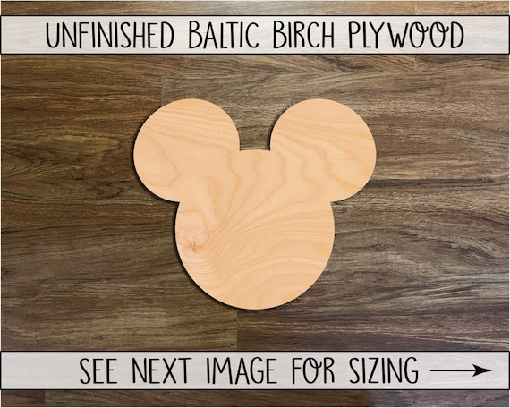 Mickey Mouse Face Cutouts