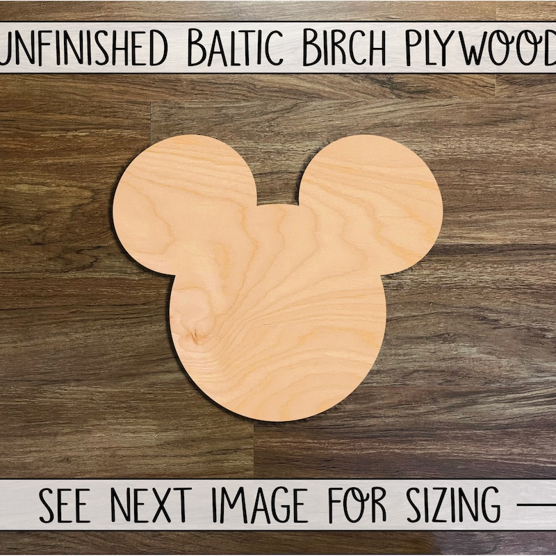 Mickey Mouse Cutout - Etsy