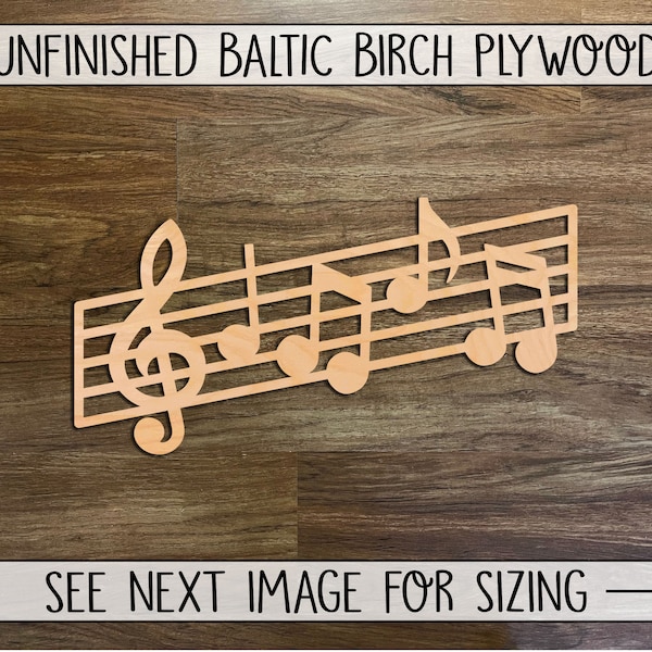 Music Note Cutouts - Etsy