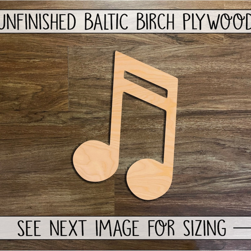 Music Wood Shapes - Etsy