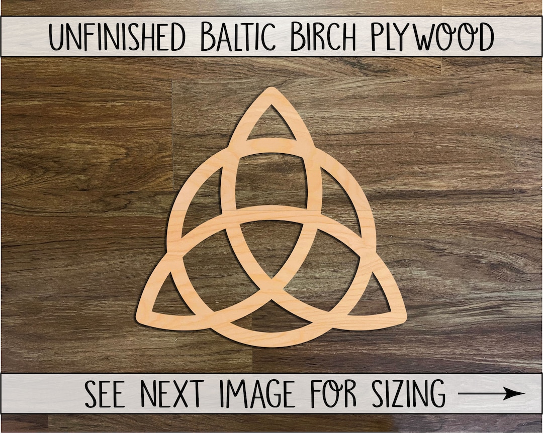 Wood Celtic Sign Cutout, Blank Wood Shapes, Wood Craft Supplies, Laser ...