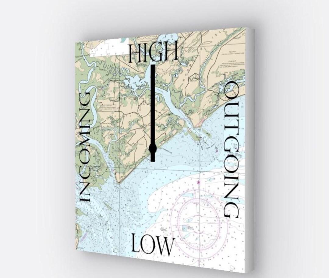 Edisto Island South Carolina / Kiawah Island /seabrook / Nautical Chart ...