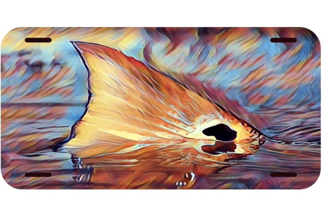 Redfish License Plate Fisherman Decorative License Plate - Etsy