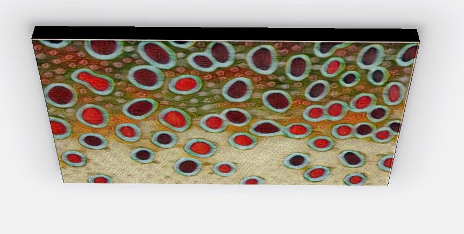 Brown Trout Art Canvas Art Trout Skin Fishing Canvas Prints 16”x20 ...