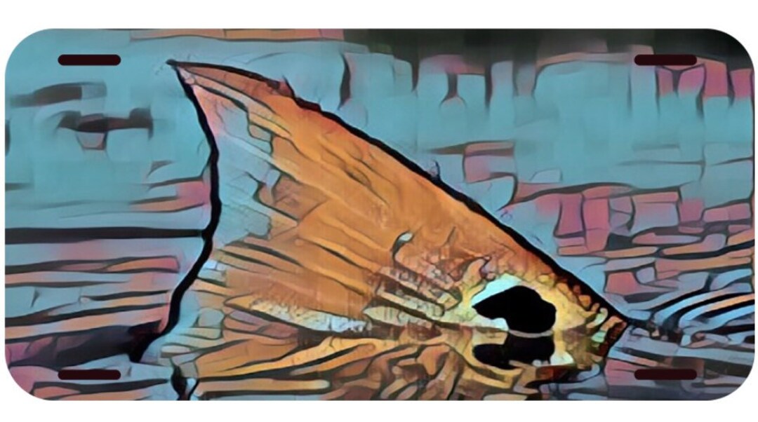 Redfish License Plate, Fisherman Decorative License Plate, Redfish ...