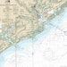 Nautical Chart # 11520 on Canvas , Charleston, Folly and Kiawah Map ...