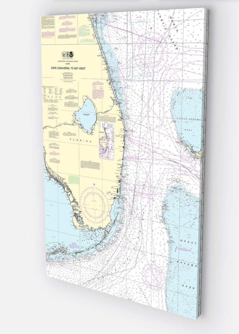 South Florida Florida Keys Nautical Charts Jupiter , Nautical Chart on ...
