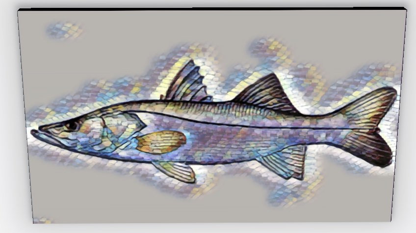 Snook Fish Art Canvas Snook Fishing Prints Canvas Prints 16”x26”snook ...
