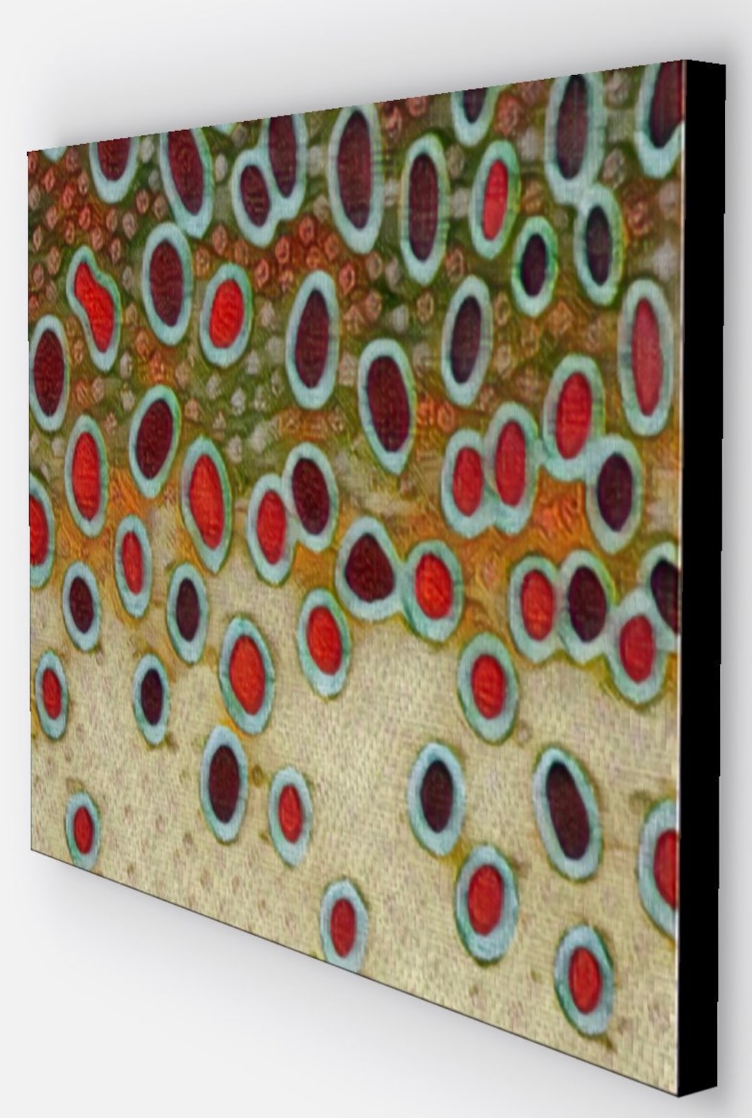 Brown Trout Art Canvas Art Trout Skin Fishing Canvas Prints 16”x20 ...