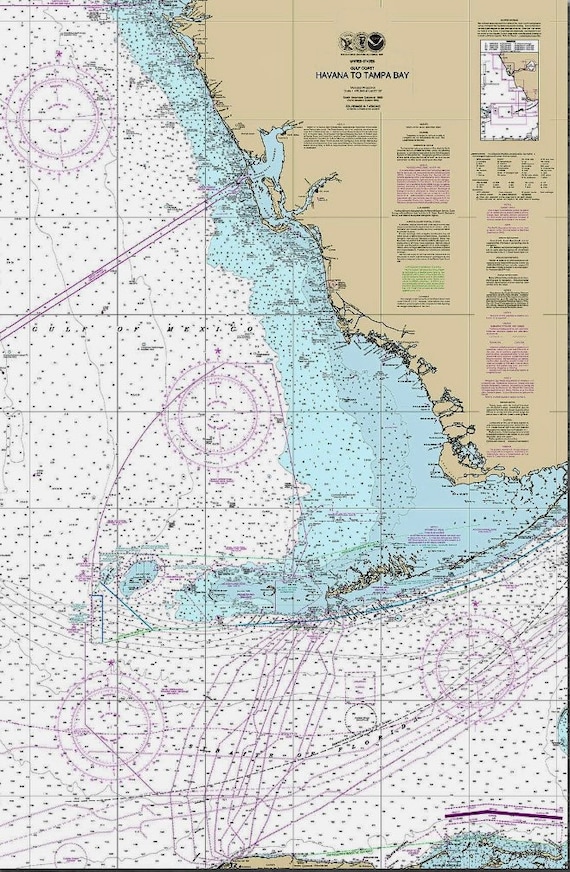 Nautical Map Naples