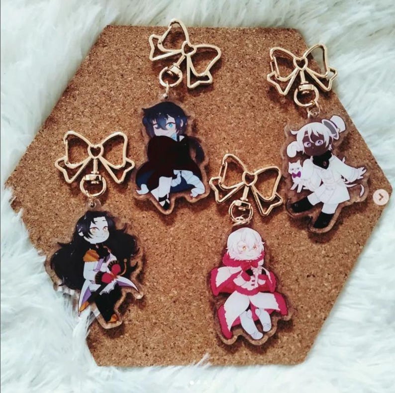 The Case Study of Vanitas Acrylic Keychains - Etsy