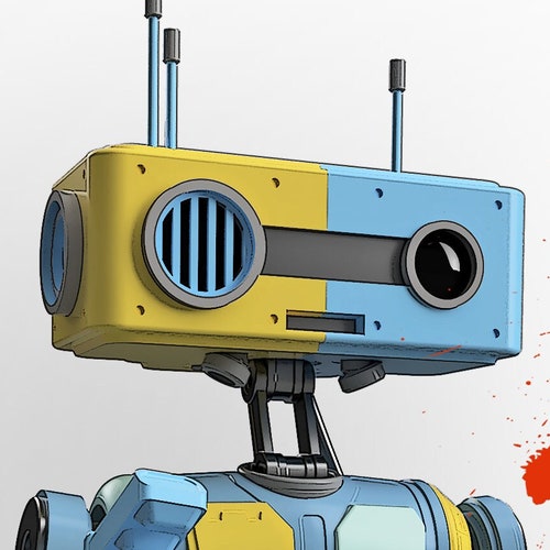 Droiddivision Custom Droid 3D Printable Fan Art Files - Etsy