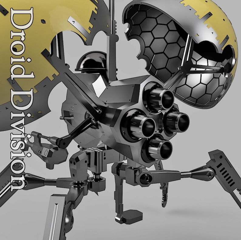 Droid Division Buzz Droid Inspired Fan Art STL Files for - Etsy