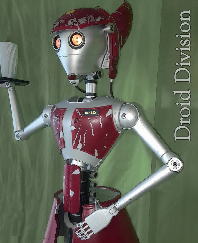 Droid Division Waitress Droid Inspired Fan Art STL Files for 3dprinting - Etsy