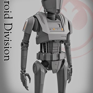 Droid Division Sentry Droid Inspired Fan Art STL Files for 3dprinting ...