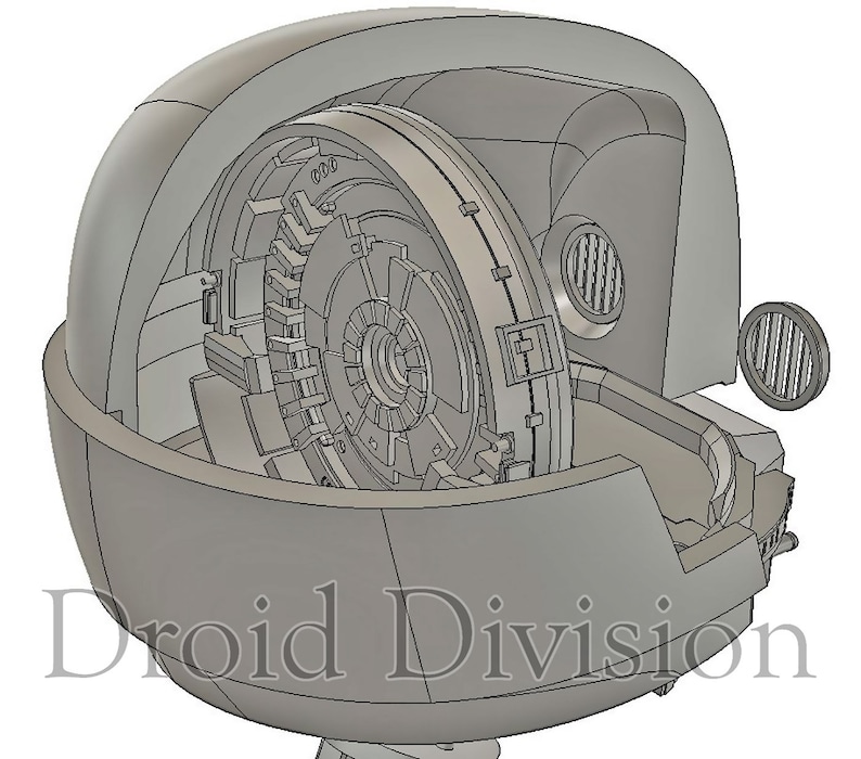 Spacebobs Security Droid Inspired Head/Stand Printable Fan Art | Etsy