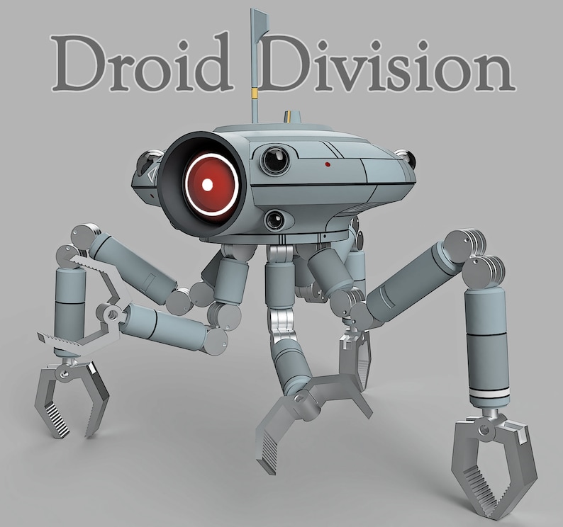 Droiddivision Animated Styled ID-9 Seeker Probe Droid Inspired Fan Art ...