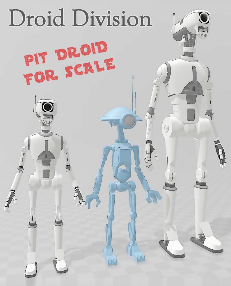 Droid Division Mini-se and Essie Droid Inspired Fan Art STL | Etsy