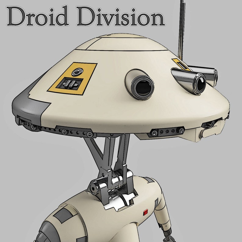 Droid Division Squire Droid Inspired Fan Art STL Files for 3dprinting - Etsy