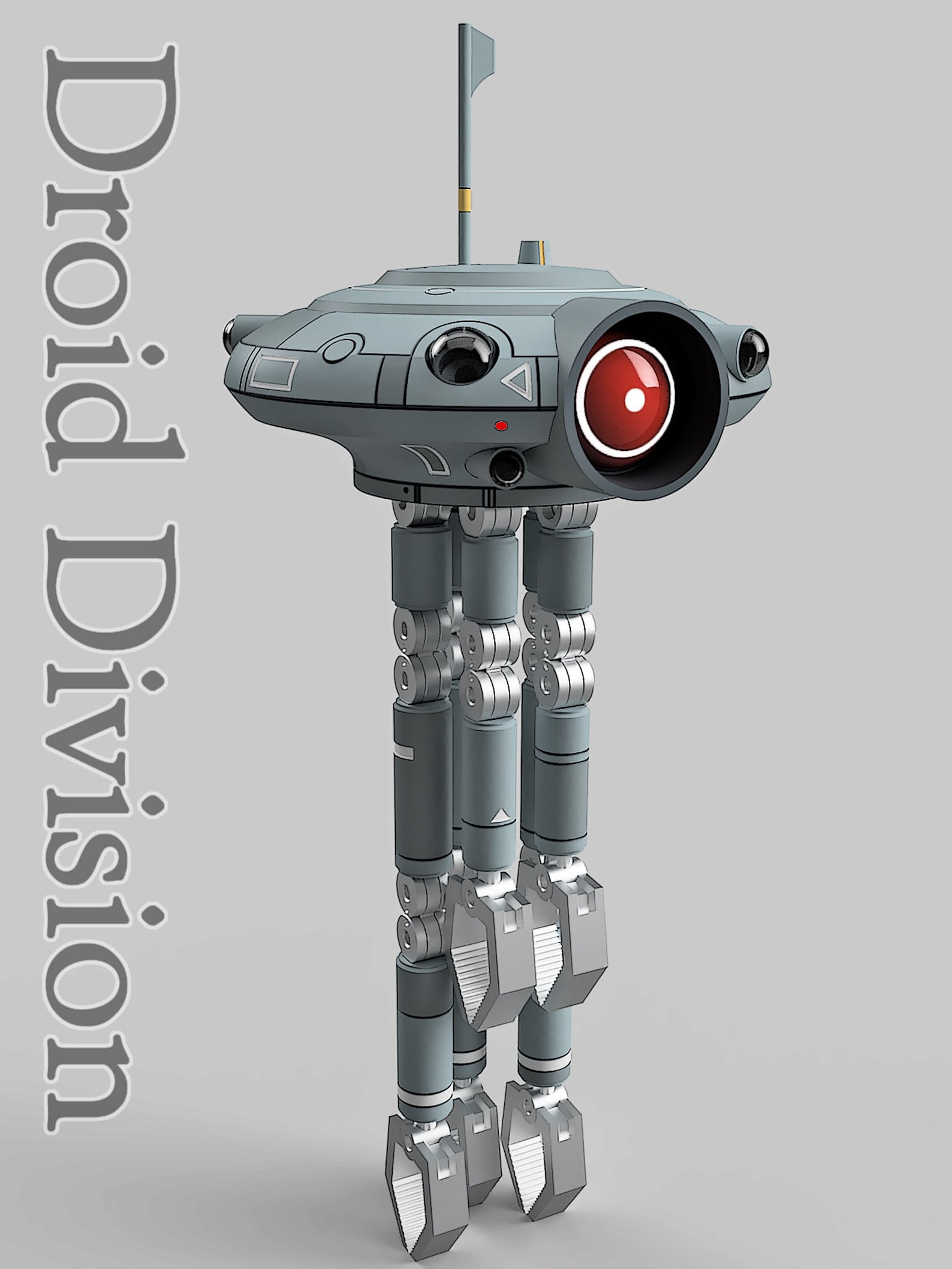 Droiddivision Animated Styled ID-9 Seeker Probe Droid Inspired Fan Art ...