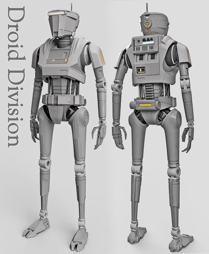 Droid Division Sentry Droid Inspired Fan Art STL Files for 3dprinting - Etsy