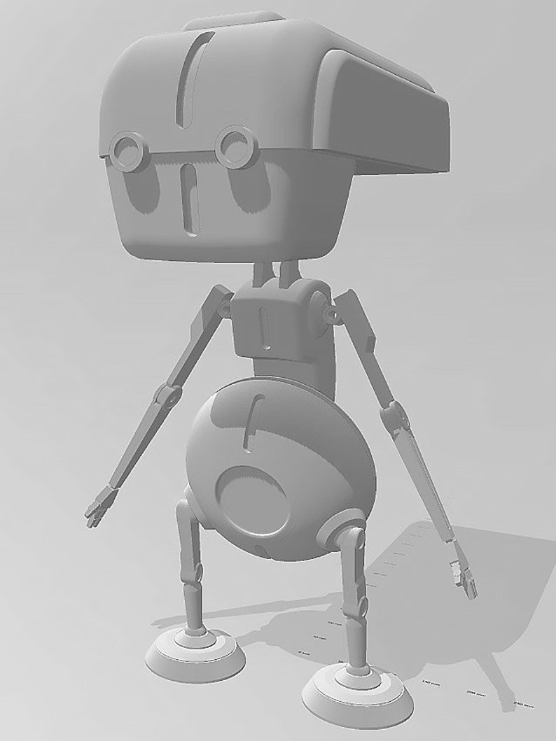 Spacebobs Techno-Service Droid Inspired Printable Fan Art - Etsy México