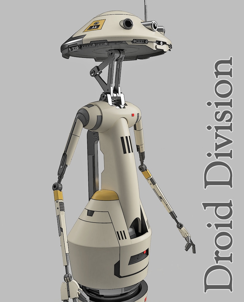 Droid Division Squire Droid Inspired Fan Art STL Files for - Etsy