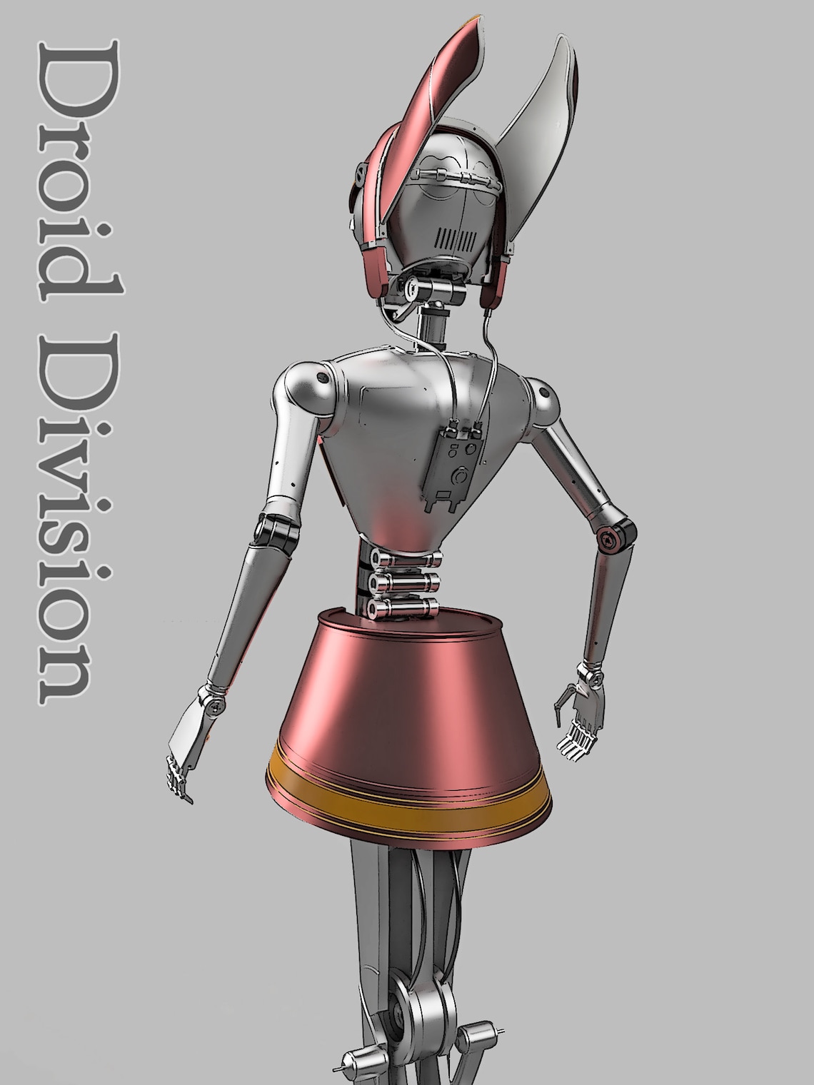 Droid Division Waitress Droid Inspired Fan Art STL Files for - Etsy