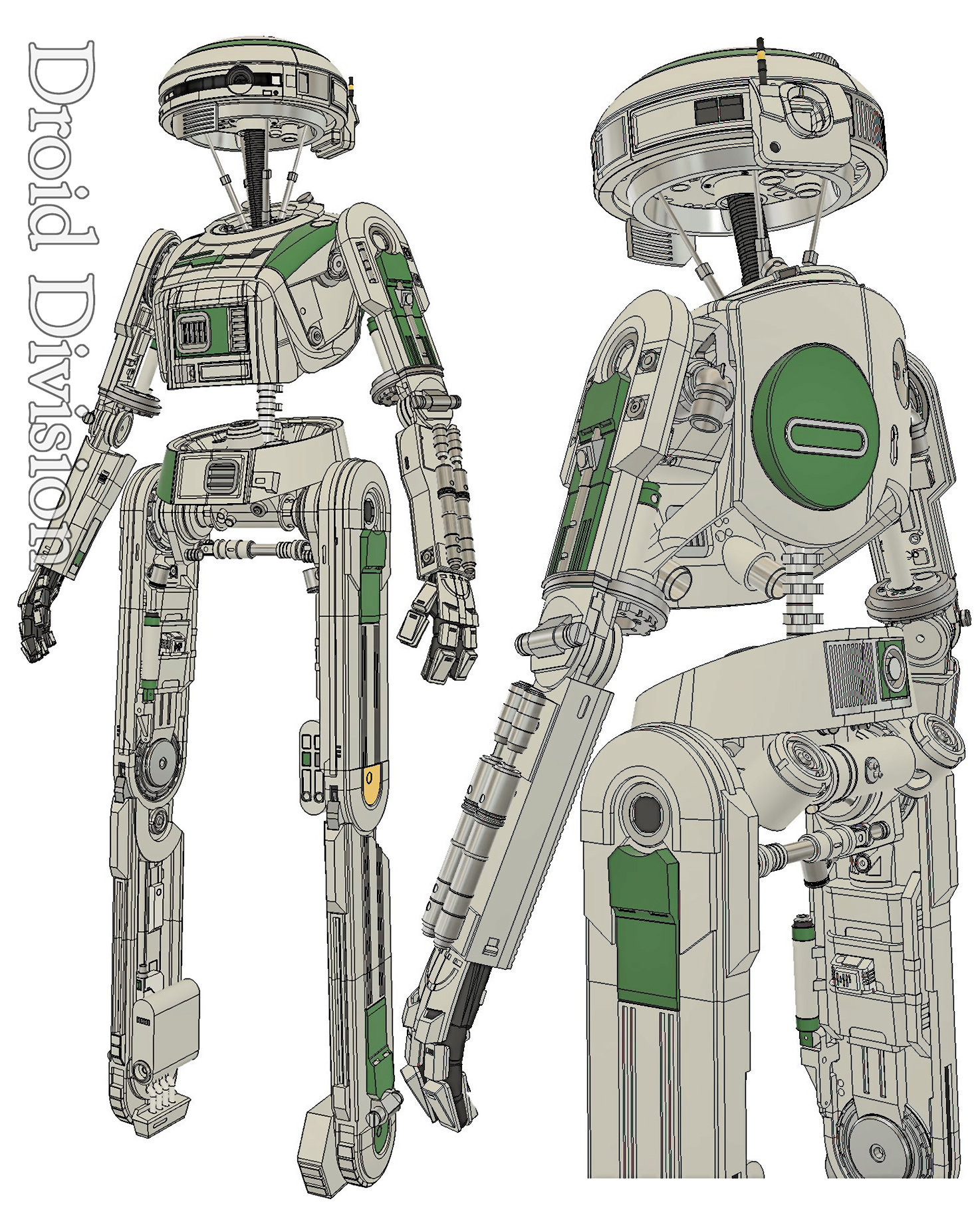 Spacebobs Pilot Navigator Droid Inspired Body everything but | Etsy UK