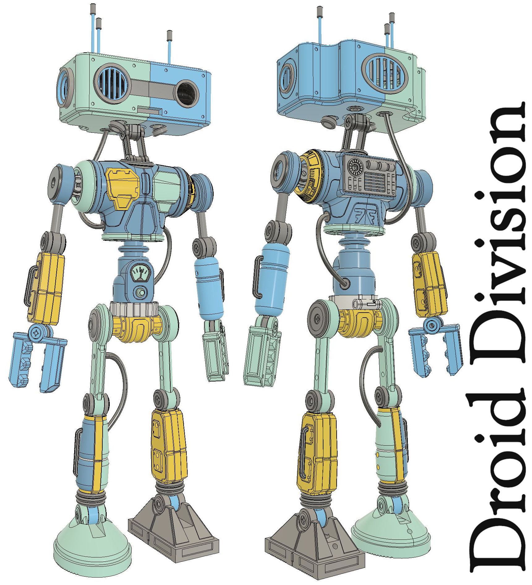 Droiddivision Custom Droid 3D Printable Fan Art Files - Etsy UK