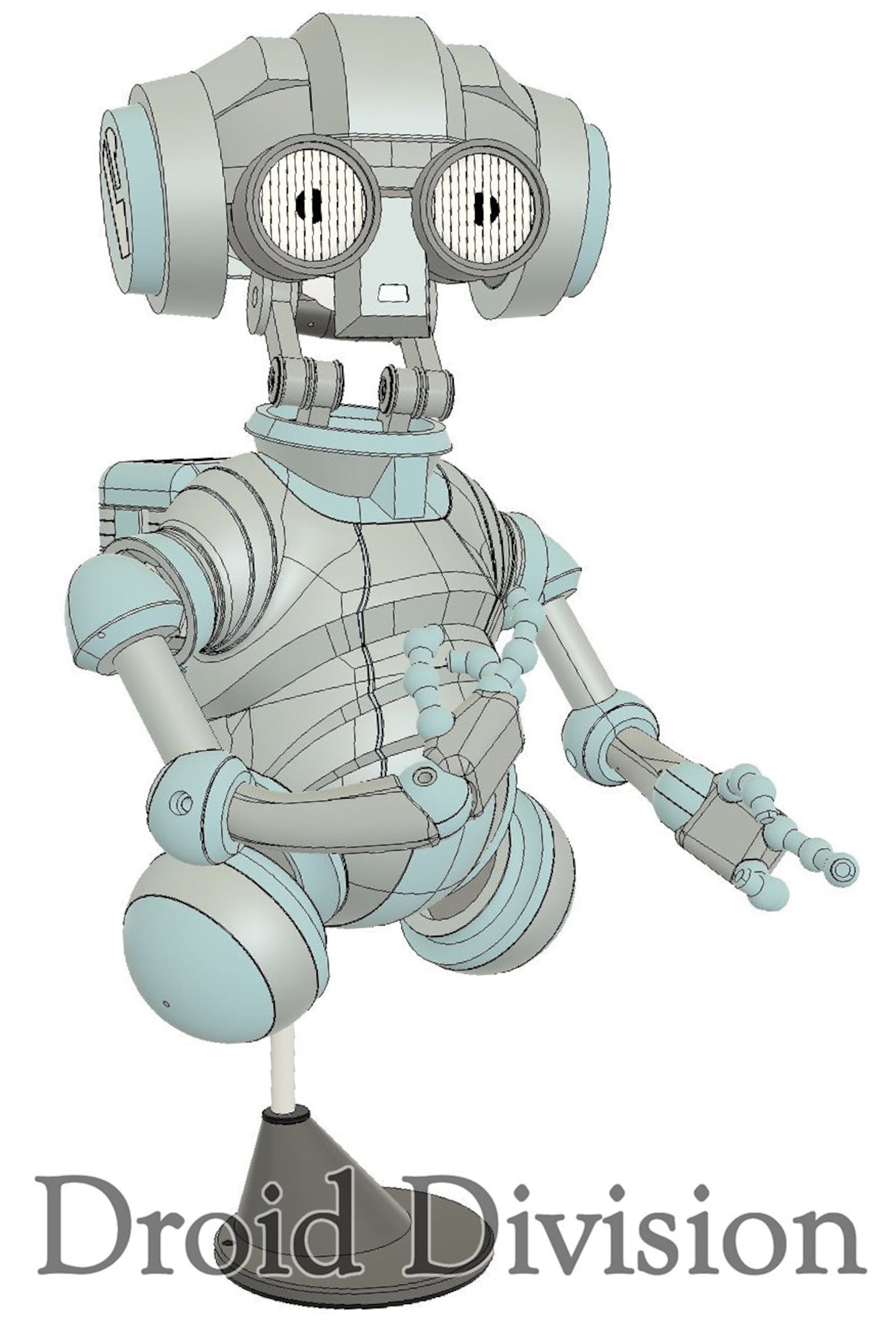 Spacebobs Az-med Droid Inspired 3D Printable Fan Art Files - Etsy UK