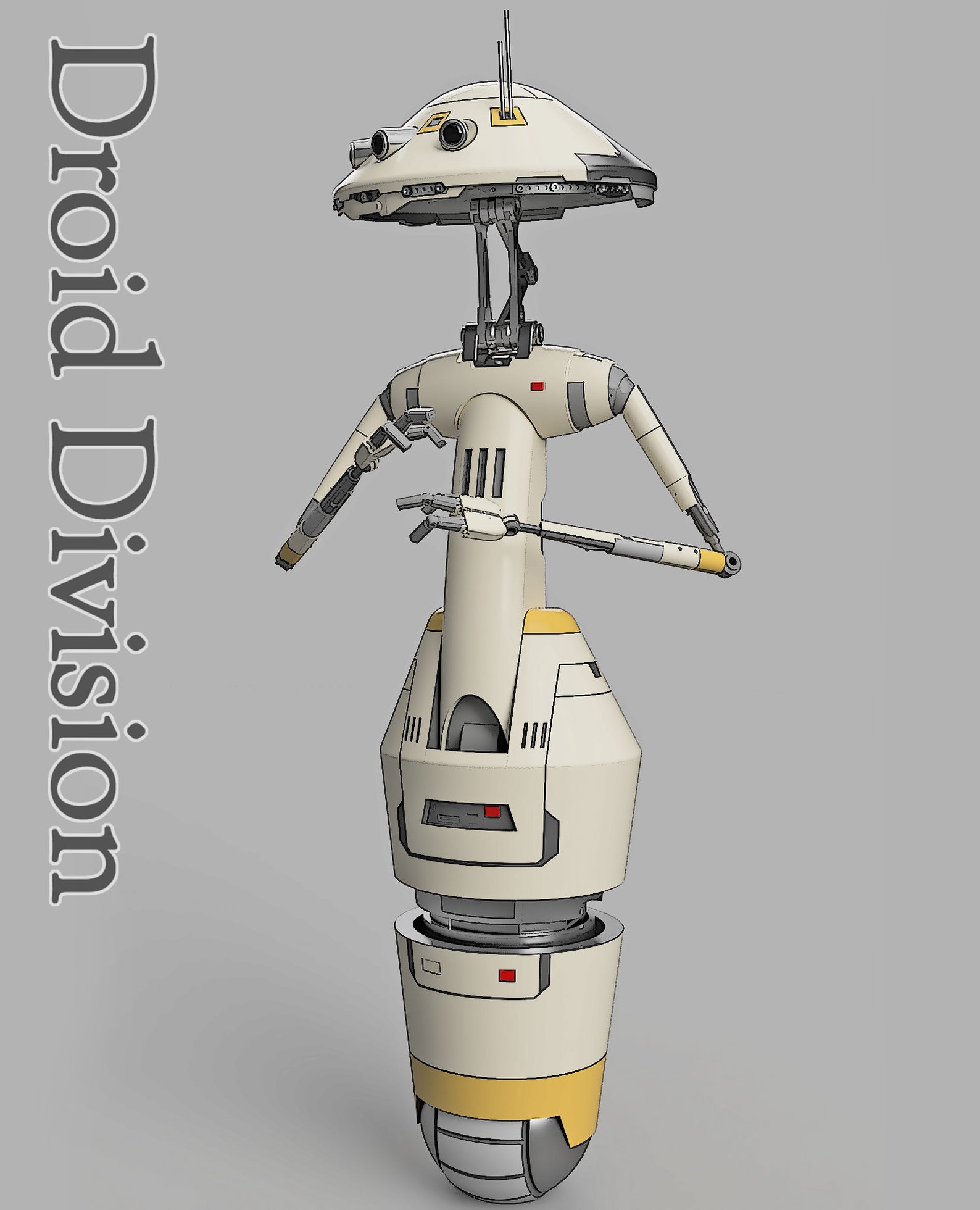 Droid Division Squire Droid Inspired Fan Art STL Files for 3dprinting ...