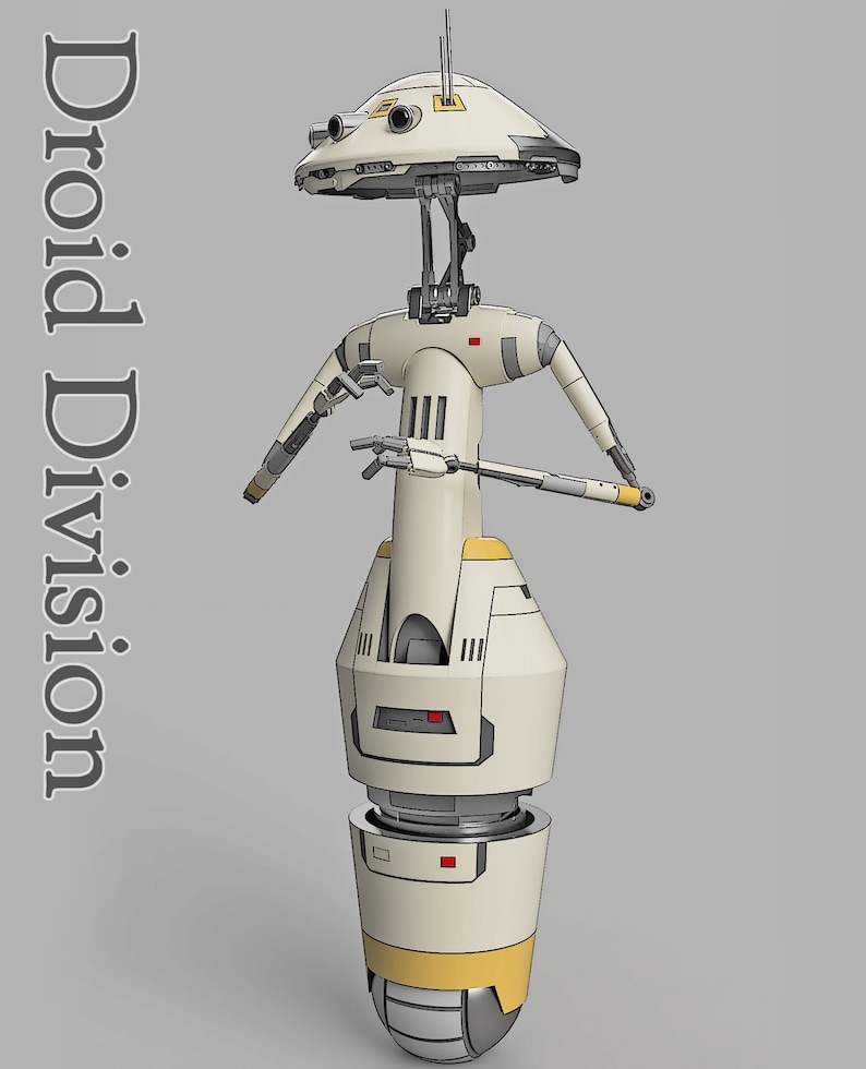Droid Division Squire Droid Inspired Fan Art STL Files for - Etsy