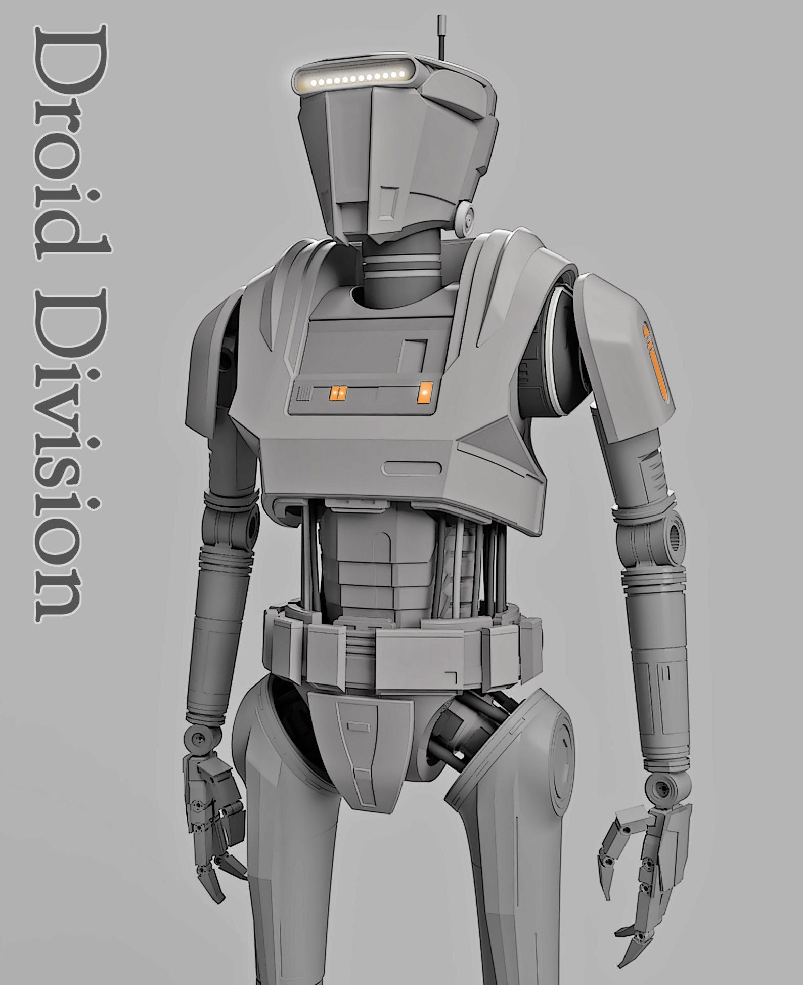 Droid Division Sentry Droid Inspired Fan Art STL Files for 3dprinting - Etsy