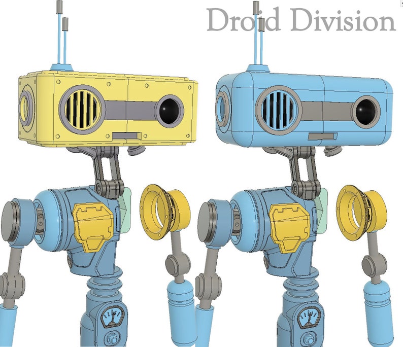 Droiddivision Custom Droid 3D Printable Fan Art Files - Etsy