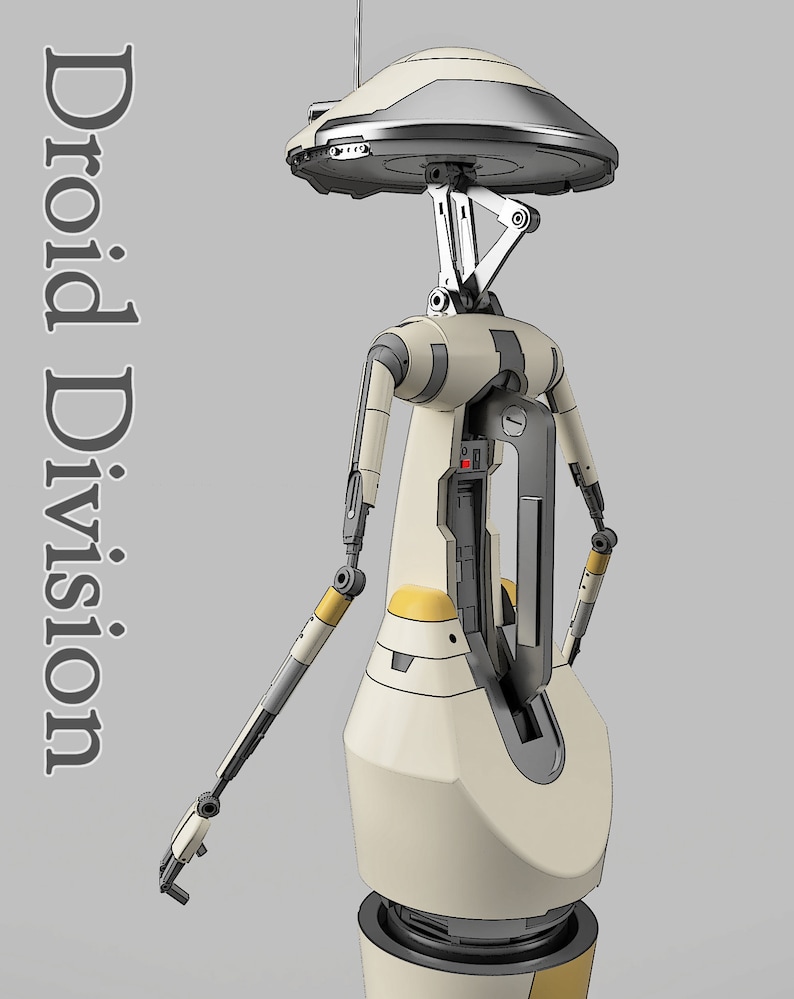 Droid Division Squire Droid Inspired Fan Art STL Files for 3dprinting ...