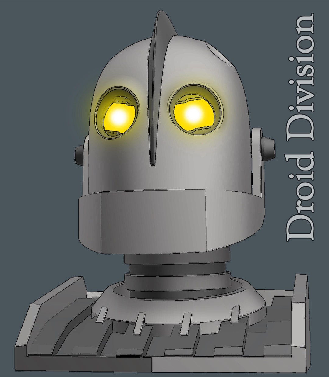 Spacebobs Huge Robot! Head Display, Printable Fan Art Files. - Etsy