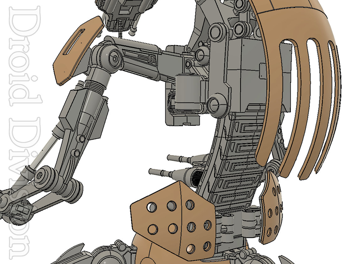 Droiddivision DK Droid Inspired Fan Art STL Files for 3dprinting - Etsy UK