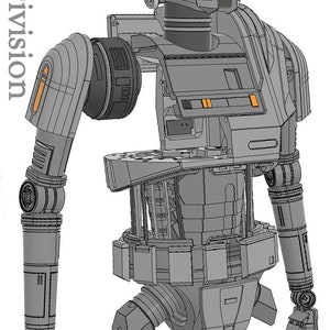 Droid Division Sentry Droid Inspired Fan Art STL Files for 3dprinting ...